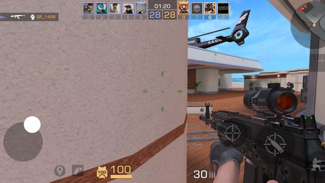 Играю в Standoff 2, командный бой