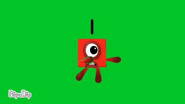 numberbloks 1 бежит футаж 2.0