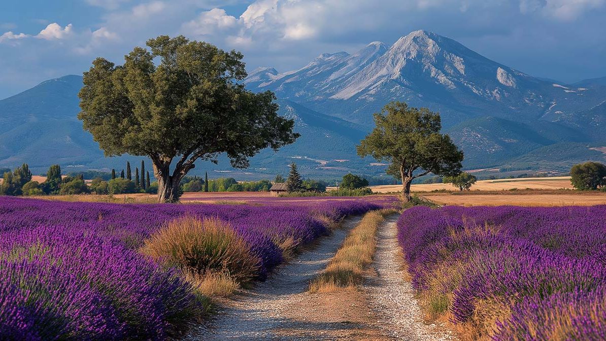 СОЛНЕЧНЫЙ ПРОВАНС ЛАВАНДОВЫЕ ПОЛЯ