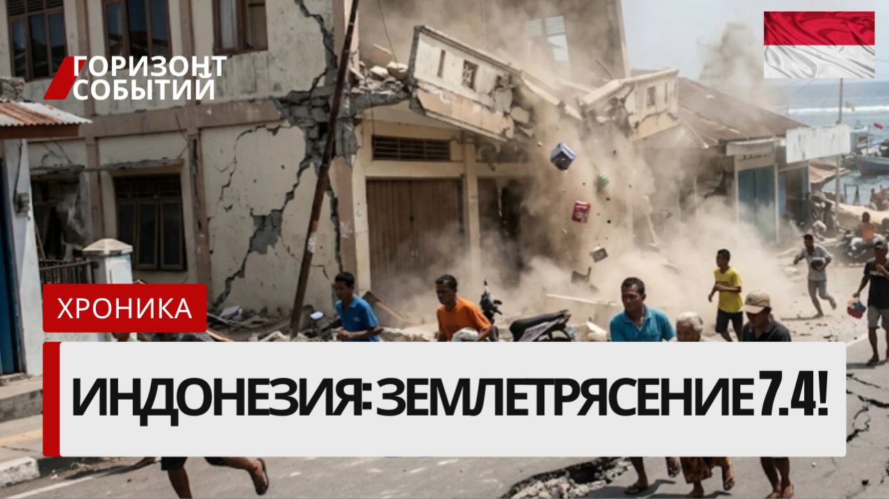 Индонезия против стихии: Землетрясение М 7.4 , цунами и 50 афтершоков за один день