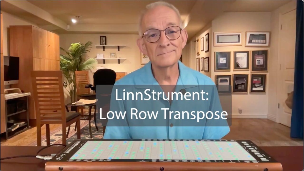 LinnStrument: Low Row Transpose
