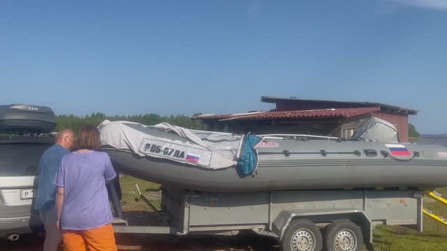 © "Спуск лодок на воду и погрузка". "Хроники экспедиции Наследие Гипербореи 2025" часть 3