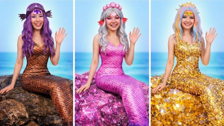 Пинк vs готическая русалка: баттл преображений 👑