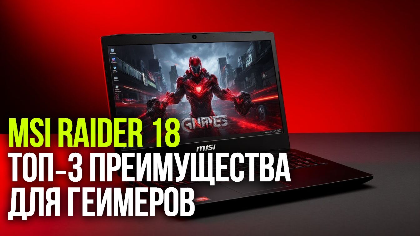 Игровой ноутбук MSI Raider 18 HX — стоит ли покупать в 2026? Обзор