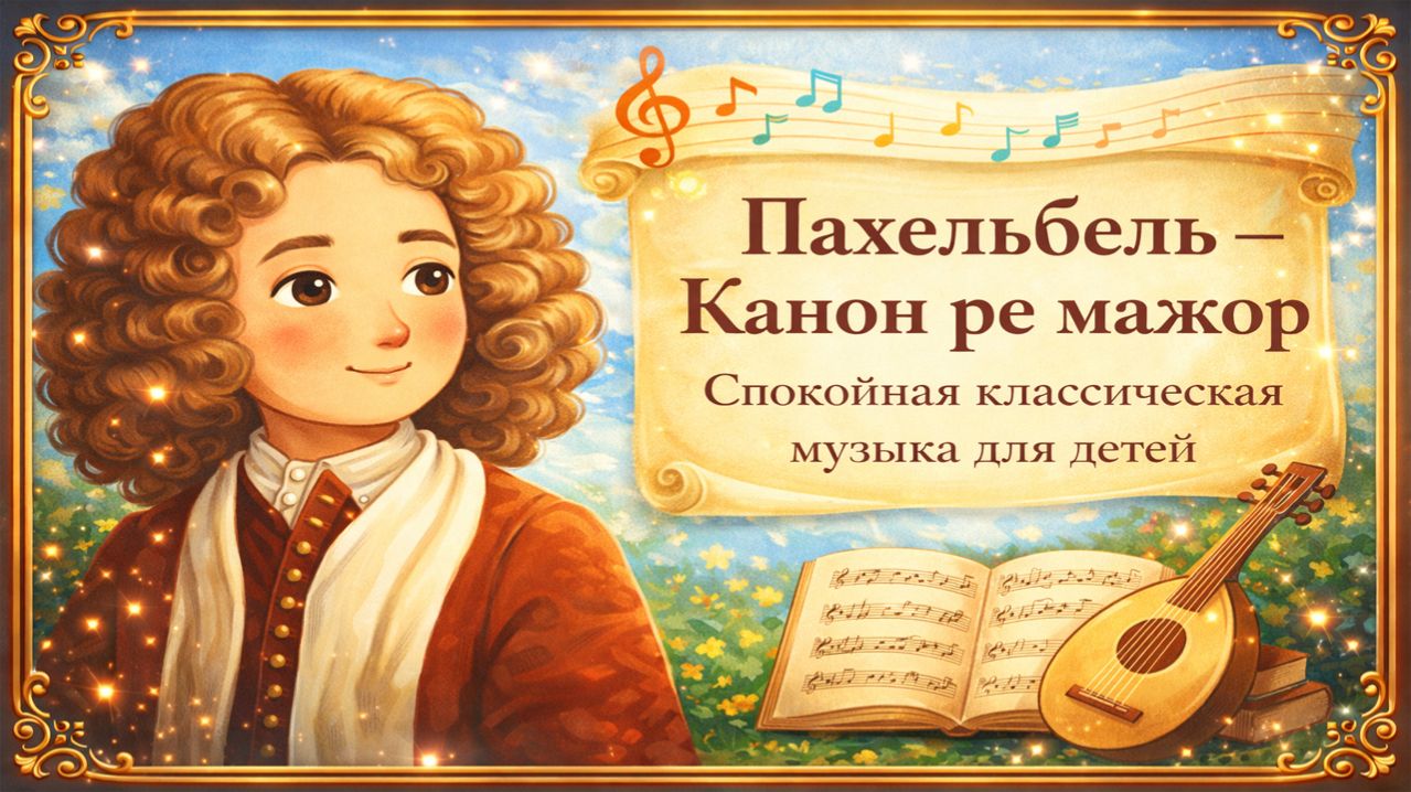 Пахельбель – Канон ре мажор 🎻  Классическая музыка для детей - Слушать онлайн