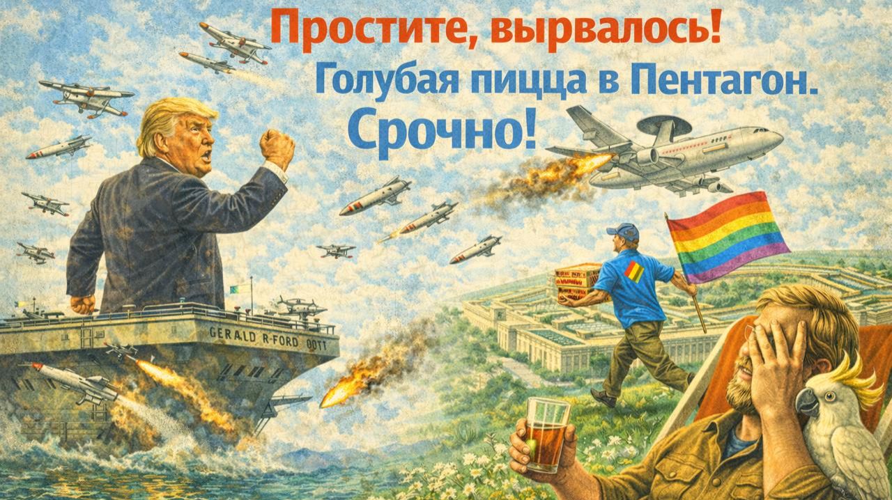 Простите, вырвалось! №378| Про пожары в Усть-Луге, подбитые авианосцы и самолеты, охреневшего Трампа