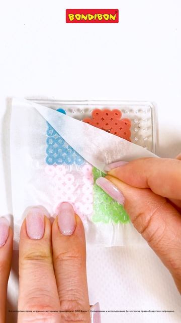 Термомозаика для девочек Пирожное мороженое #Shorts#bondibon#творчество#развивающийнабор#развивающая