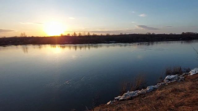 Река Сура после ледохода! Природа оживает