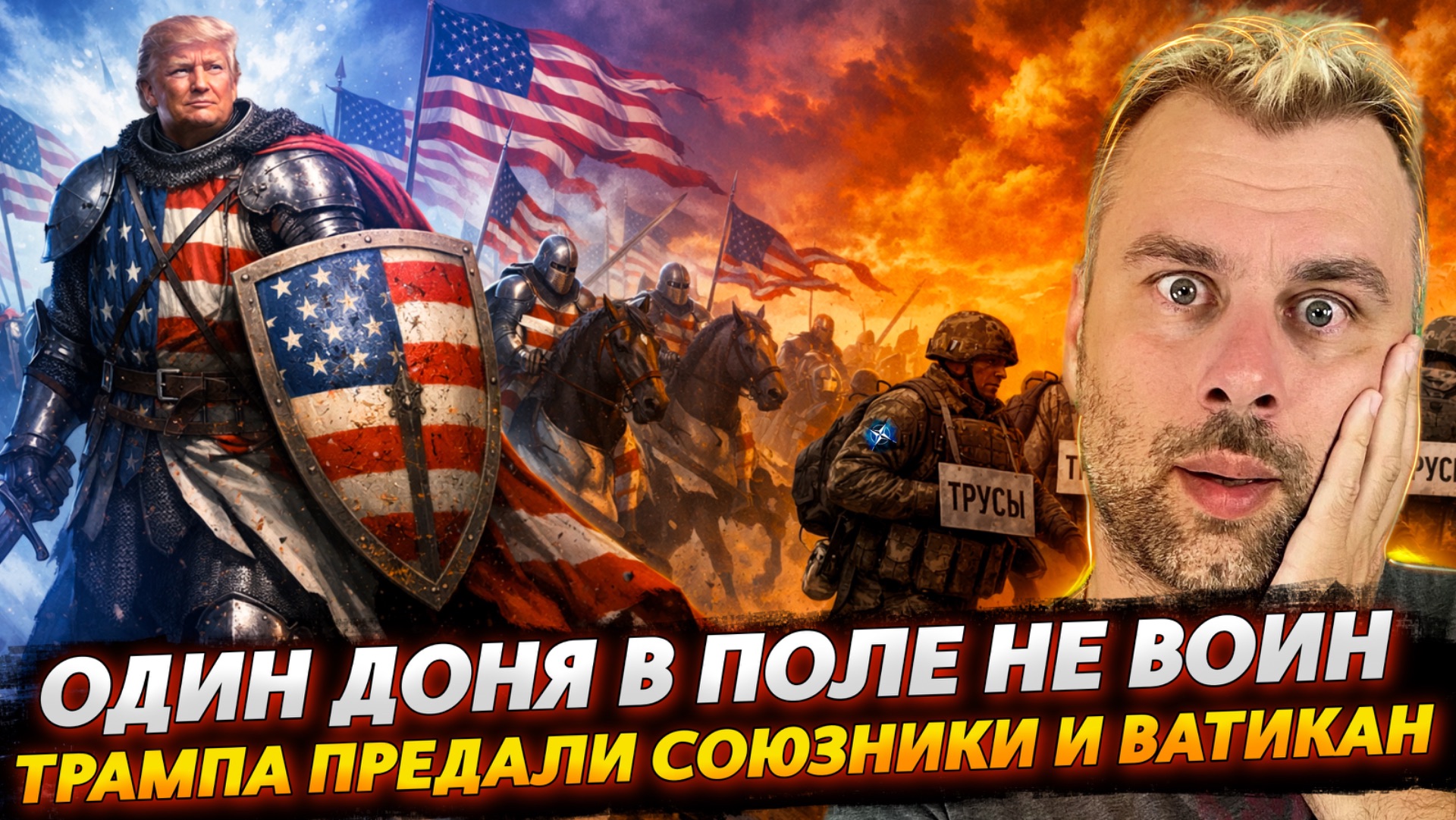 ОДИН ДОНЯ В ПОЛЕ НЕ ВОИН | ТРАМПА ПРЕДАЛИ СОЮЗНИКИ И ВАТИКАН