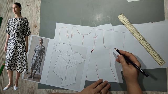 Моделирование. Это платье подходит почти всем. Выкройка № 2009.