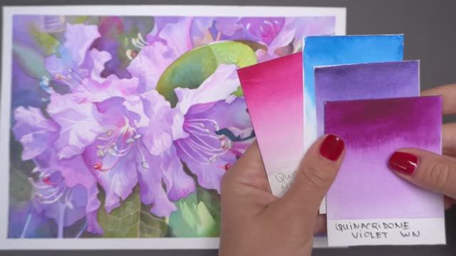 КАК ВЫБРАТЬ ЦВЕТА 💜 Объяснение принципов работы с акварельной палитрой