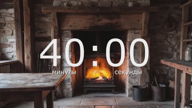 ⏰ Таймер 40 минут | Выпечка / Ожидание теста