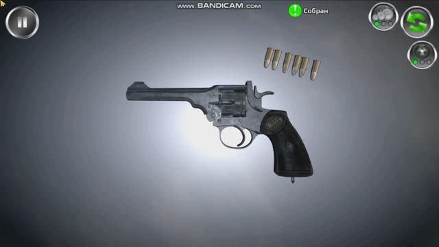 Разборка оружия: револьвер Вебли Меткий 4 неполная разборка и сборка, испытание