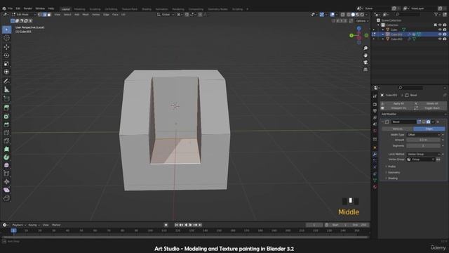 2. Modeling sci fi war cannon 2