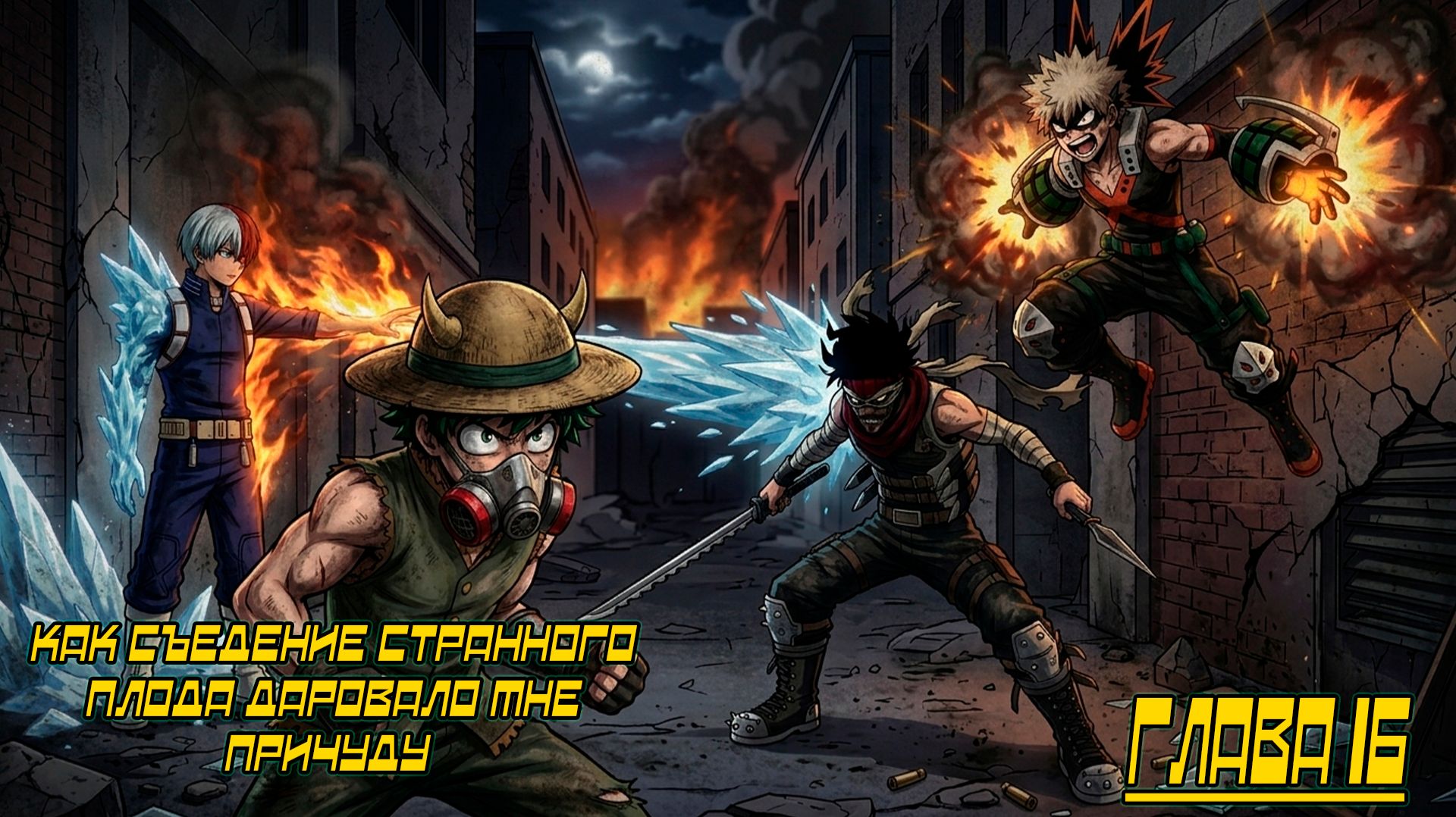 Как съедение странного плода даровало мне причуду - Глава 16 | Альтернативный сюжет по МГА