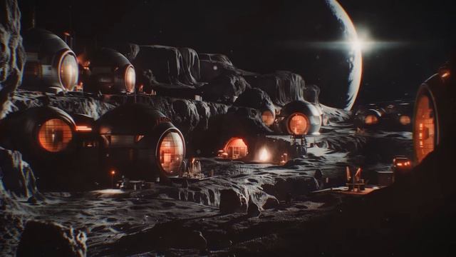LUNAR BASE： Sci Fi Ambient Chill Music For Moon Travelers - Ethereal Space Music