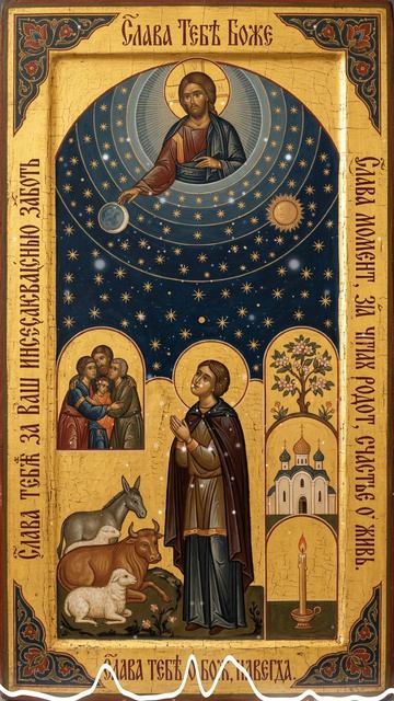 Икос 5. Акафист Слава Богу за всё.