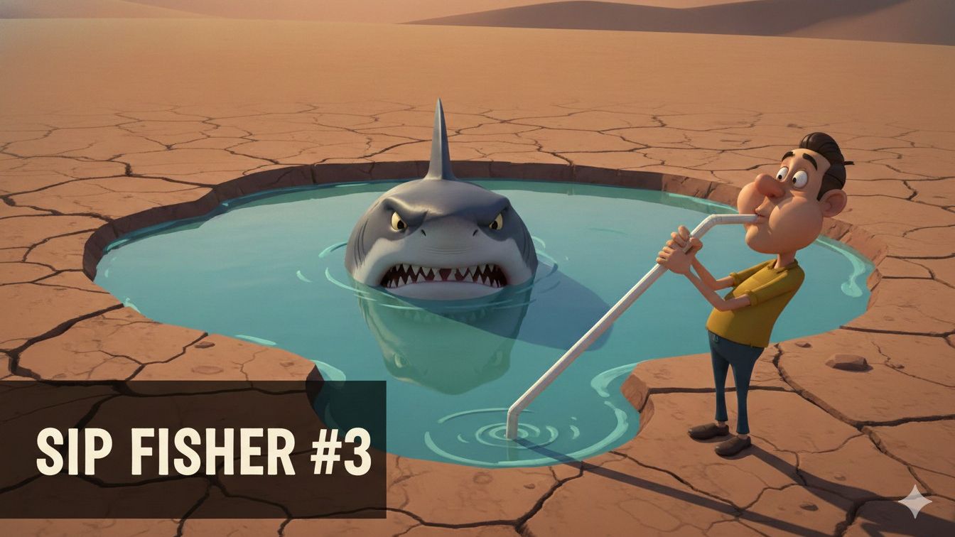 На дне озера находится ....► Sip Fisher #3