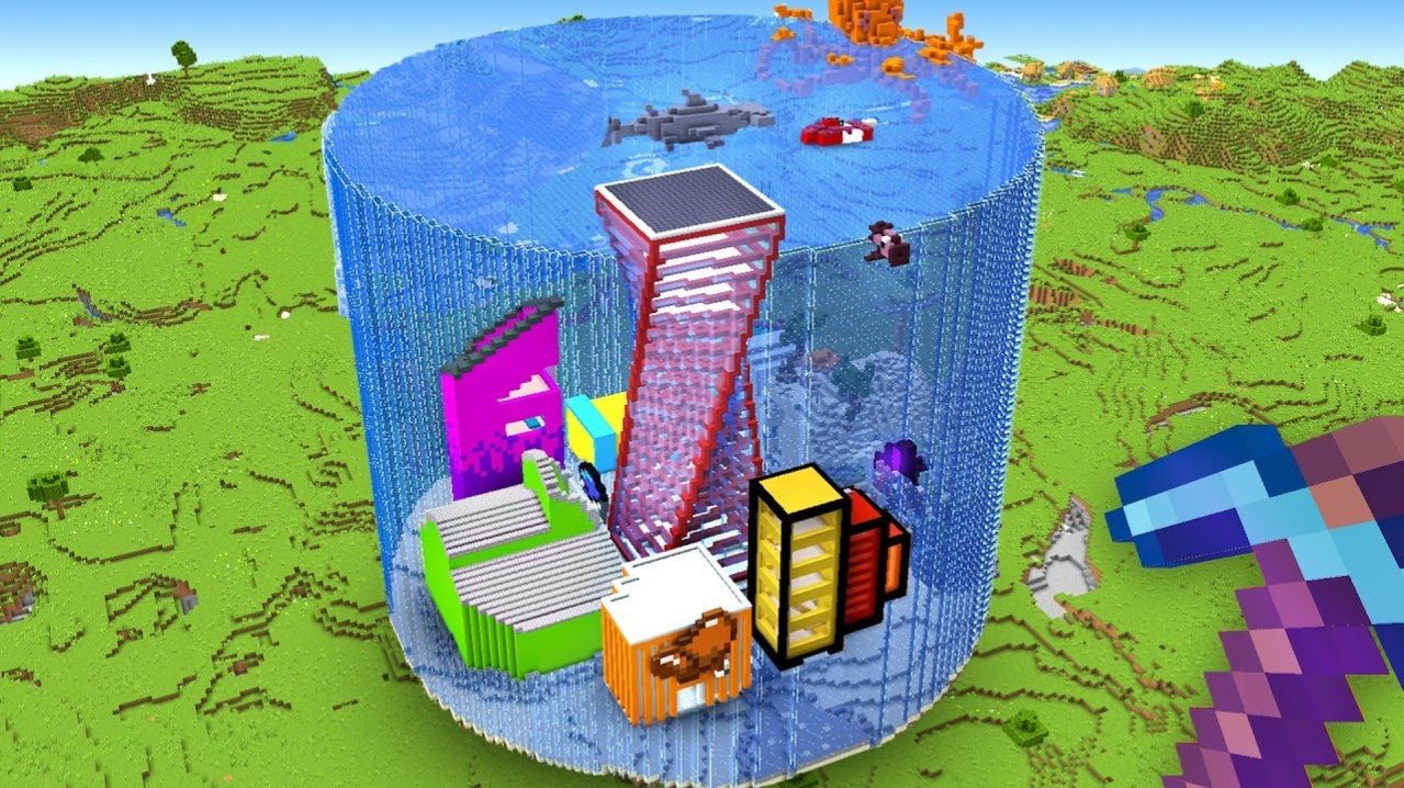 Я Построил Подводный Город В Майнкрафт Хардкор