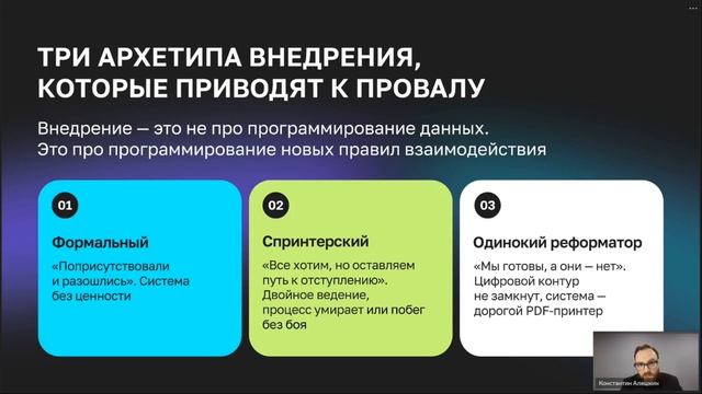 Константин Алешкин. Секреты успешного внедрения IT-систем