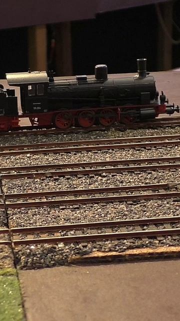 Оцифрованная модель паровоза серии 55 (прусское поколение G7.1). Москва, ВДНХ, Россия, 30.10.2025.