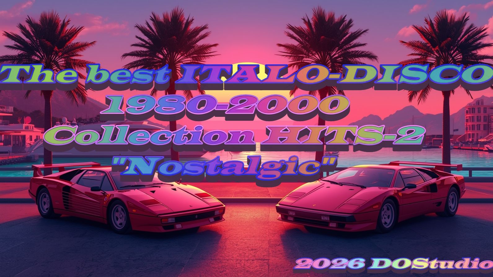 ITALO-DISCO 2 часа 🕺 Зимний Петербург 4K | DOStudio PITER