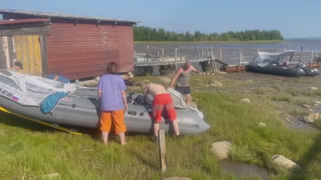 ©  "Спуск лодок на воду". Экспедиция "Наследие Гипербореи 2025" ч 3