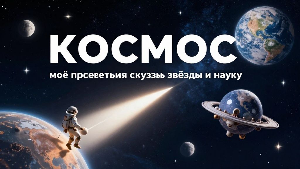 Космос моё путешествие сквозь звёзды и науку