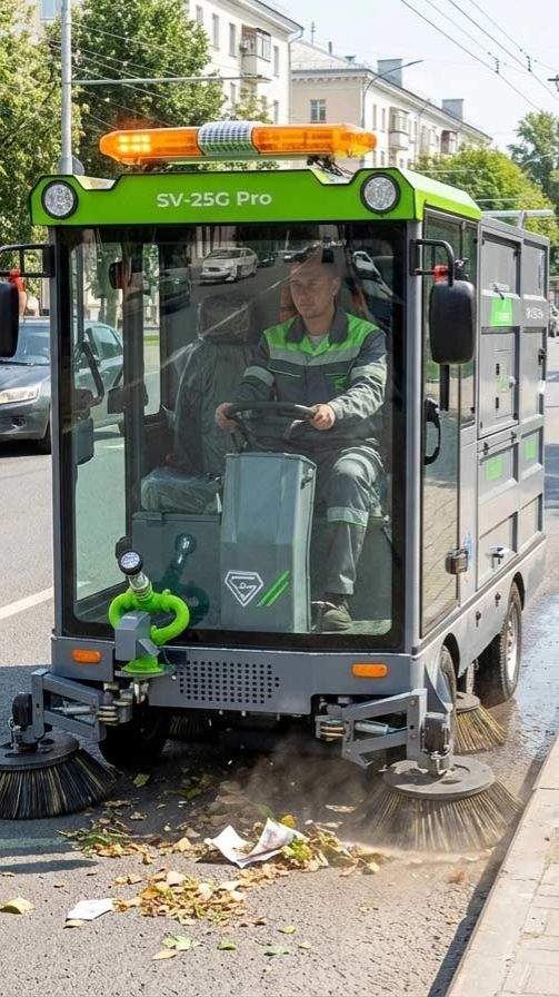 Очередная доставка подметальной машины SV-25G Pro заказчику в г. Иваново