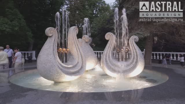 Реставрация фонтана "Лира",  Ø 7,5 м, ул. Пушкинская, г. Ростов-на-Дону