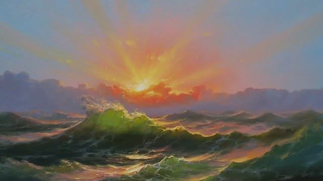 ВЛЮБЛЁННЫЙ В МОРЕ. Художник В.КОВАЛЬ