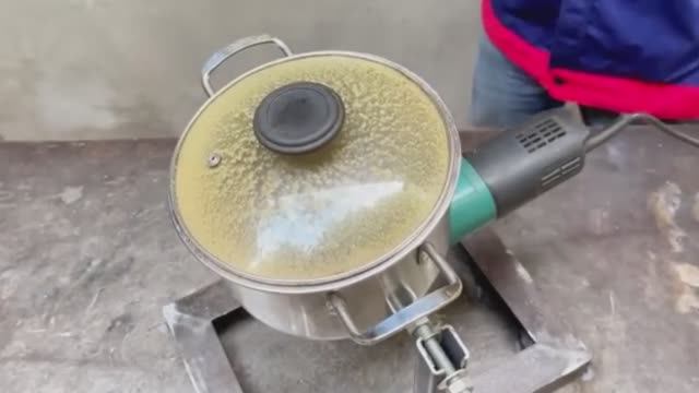 Сделал зернодробилку из УШМ за копейки — работает лучше, чем ожидал