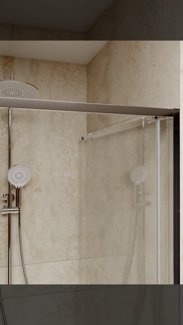 Душевая дверь Cezares Lux LUX-B-FS-1-100-C-CR 100 см, профиль хром, стекло прозрачное