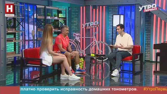 Михаил Муравьев и Ирина Носова. Падел-теннис | УТРО ПЕРВЫХ