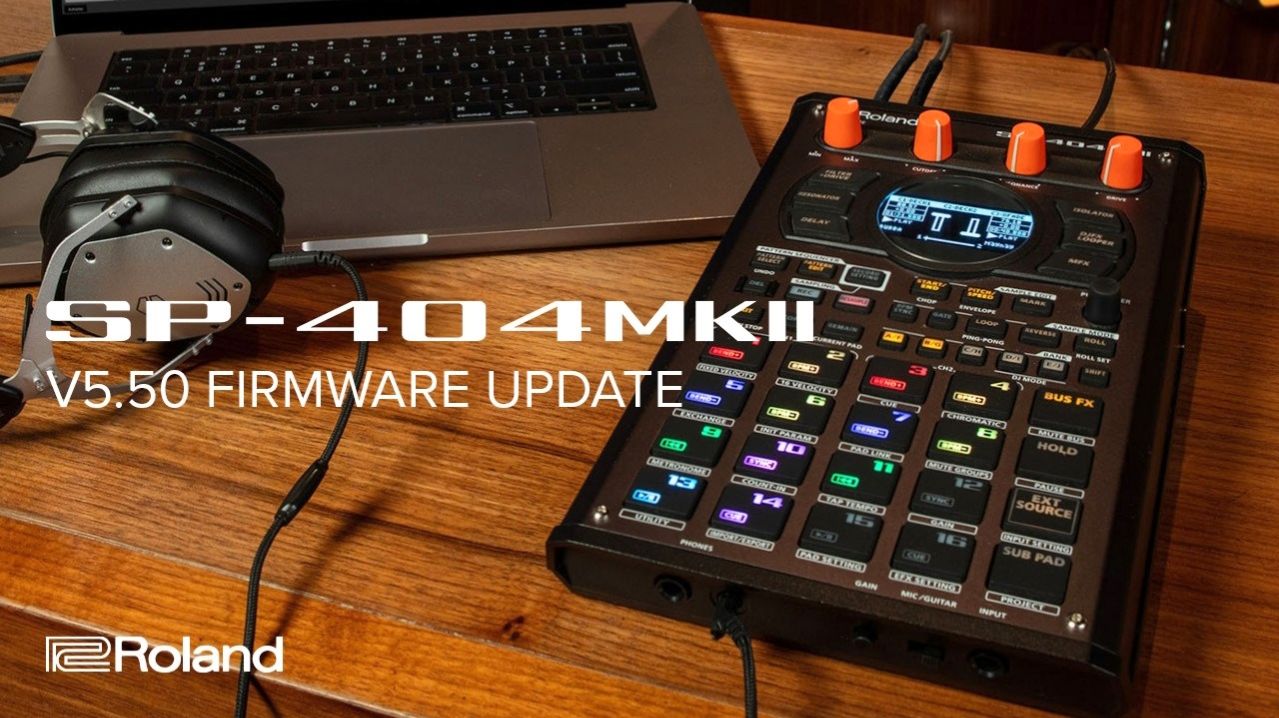 Roland SP-404 MK II: Firmware Update v5.50