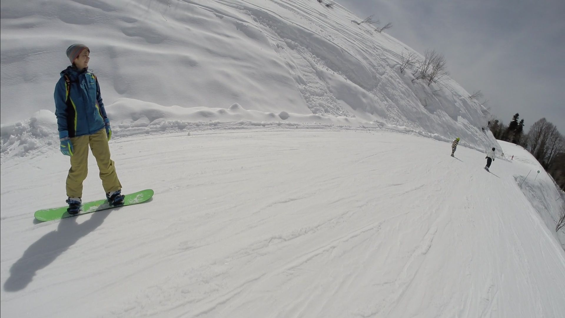 GOPR3719 трасса Явор, Явор2, ленточный подъемник Пегас