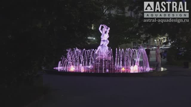 Ремонт фонтана "Девушки, собирающие виноград", Ø 7,0 м, Доломановская слобода, г. Ростов-на-Дону