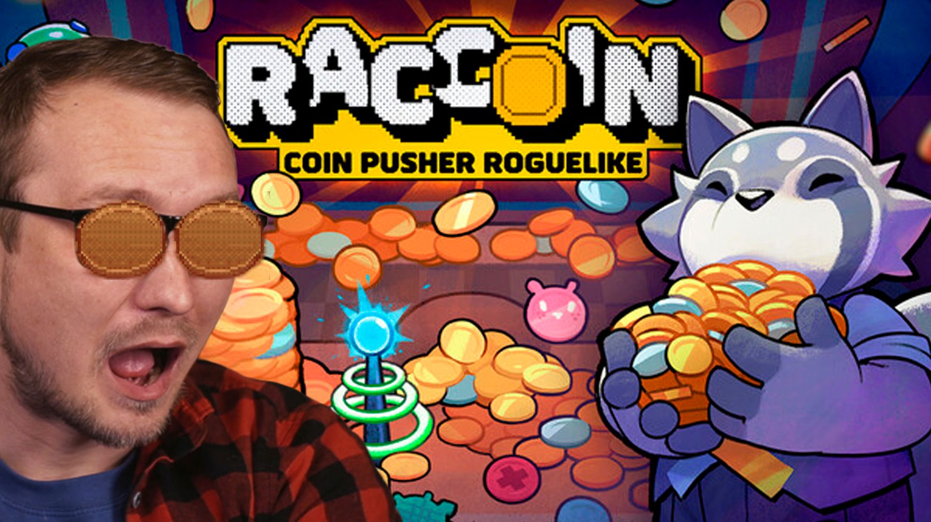 МОНЕТНЫЕ КОМБО ► RACCOIN Coin Pusher Roguelike #1
