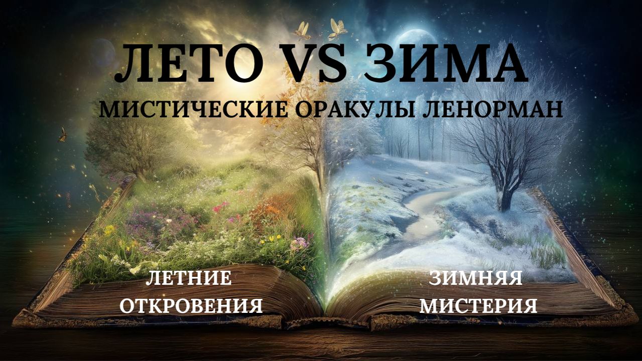 ОБЗОР ОРАКУЛОВ ЛЕНОРМАН "ЗИМА VS ЛЕТО" ОТ НАТАЛЬИ ЧАРСКОЙ