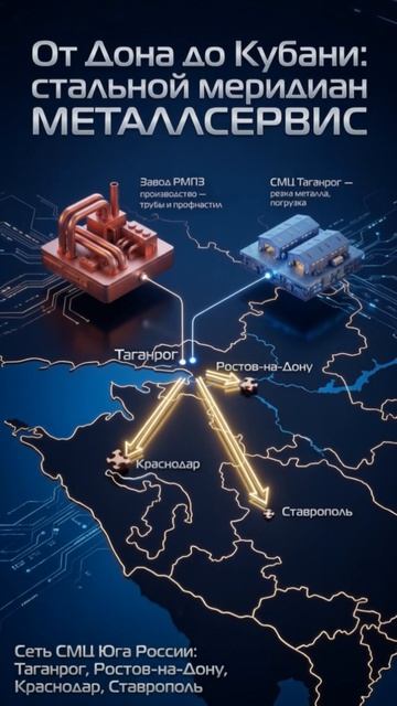 От Дона до Кубани: стальной меридиан МЕТАЛЛСЕРВИС
