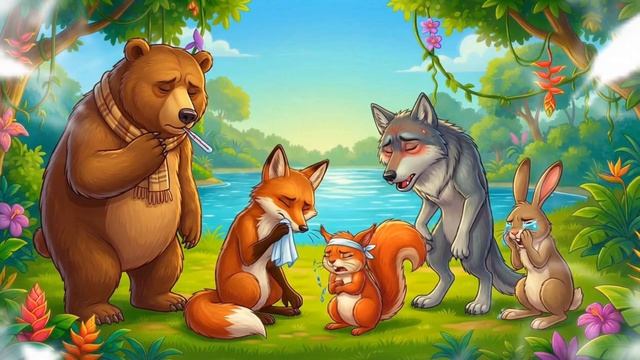 Доктор Айболит спешит на помощь! Лечим зайку и зверей в Африке | Сказка для детей