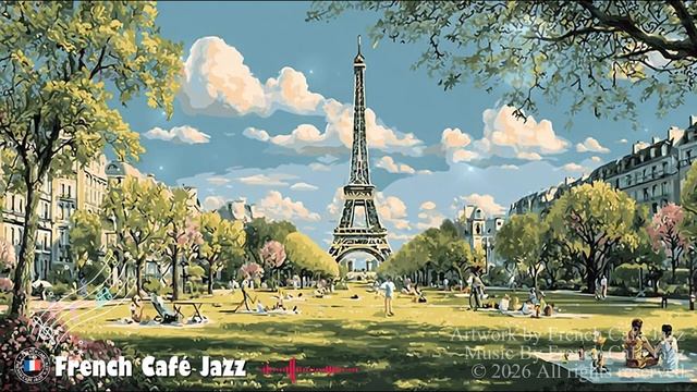𝐏𝐈𝐂𝐍𝐈𝐂 𝐈𝐍 𝐏𝐀𝐑𝐈𝐒 🗼 | Relaxing French Instrumental Music — Gentle Guitar & Accordion