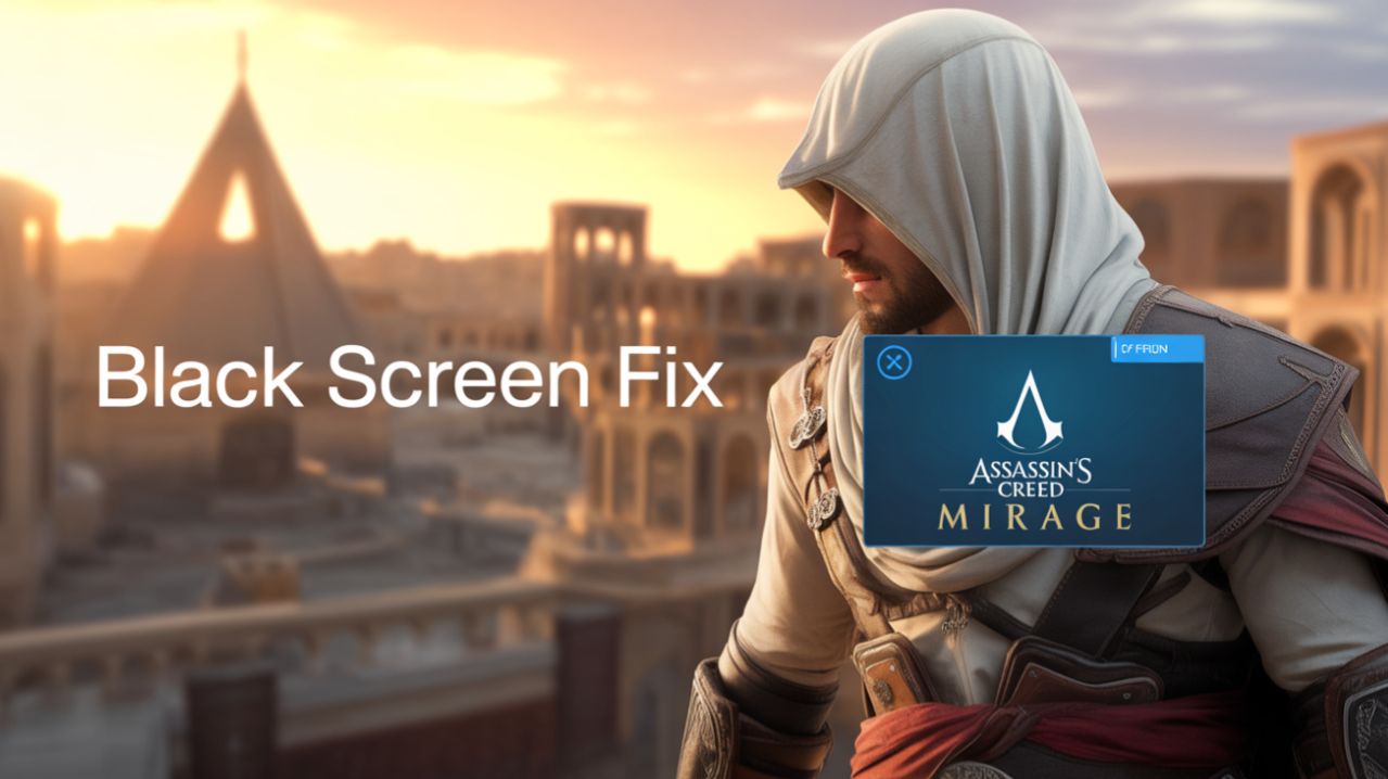 Исправление чёрного экрана после тренировки с мечом в Assassin's Creed Mirage