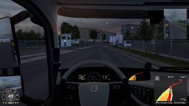 Выпуск №2 ETS 2 + RusMap Исправлен звук,  Калининград - Вильнюс