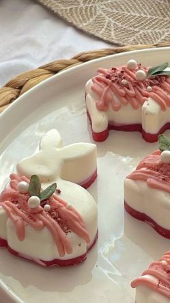 Пасхальные чизкейки «Кролики»🐇