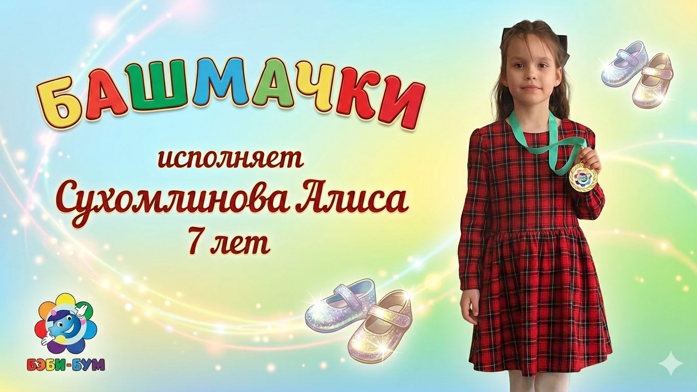Татьяна Бурцева "Башмачки" - исполняет Сухомлинова Алиса 7 лет.