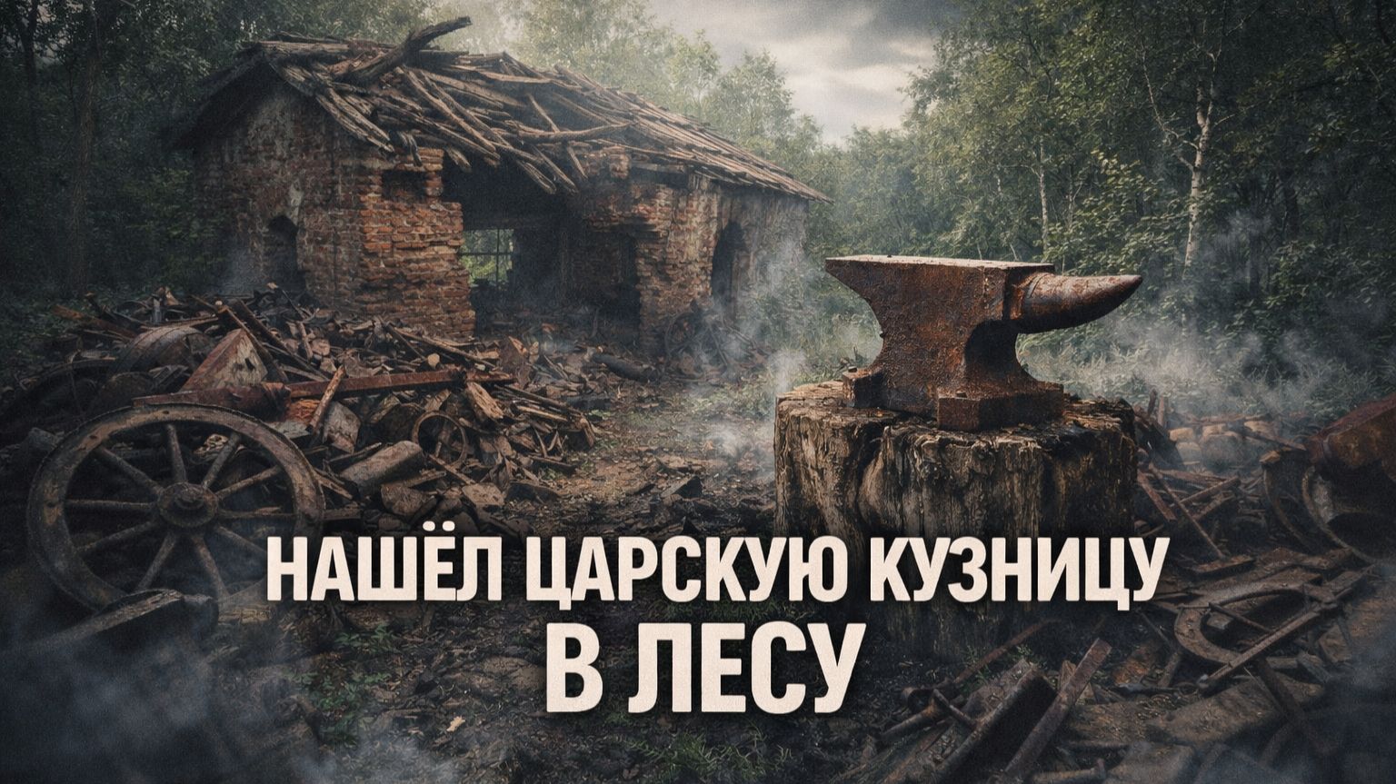 Нашёл кузницу среди леса — заброшенное место и металл