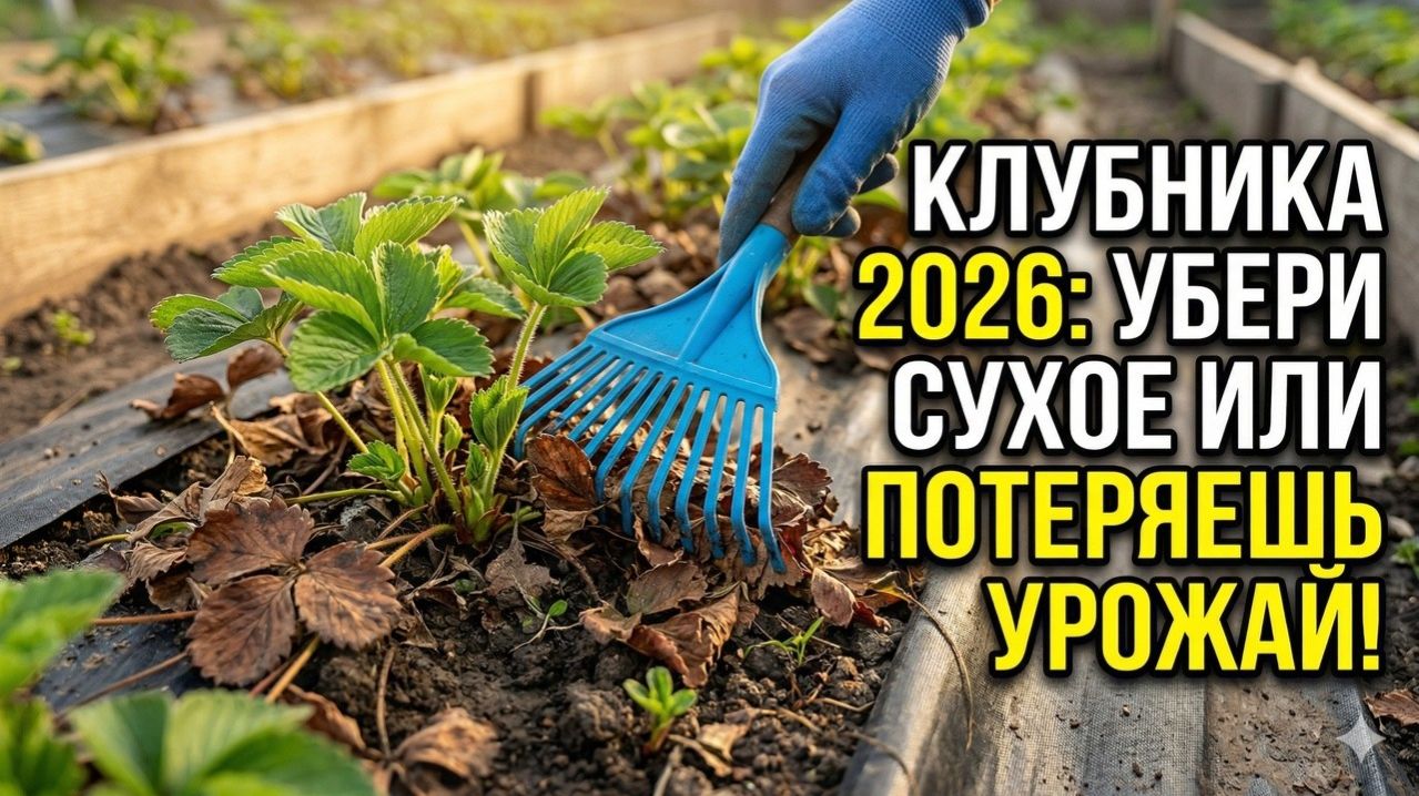 Срочно сделайте это в апреле и клубника будет огромной и сладкой список работ после зимы