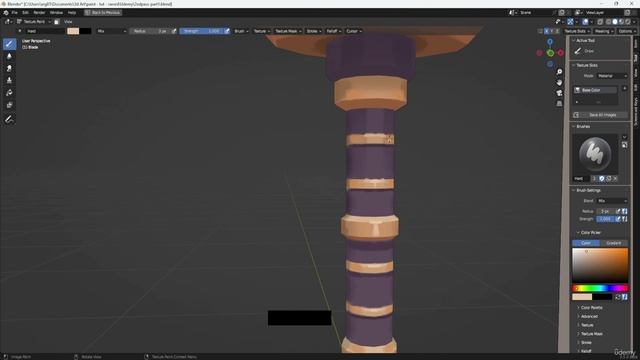 4 - Texture Painting the Model