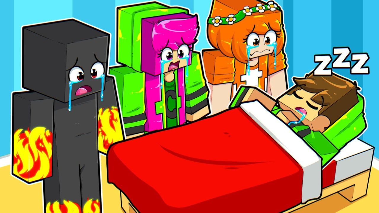 УСНУЛ НАВСЕГДА в МАЙНКРАФТ - Видео по Minecraft